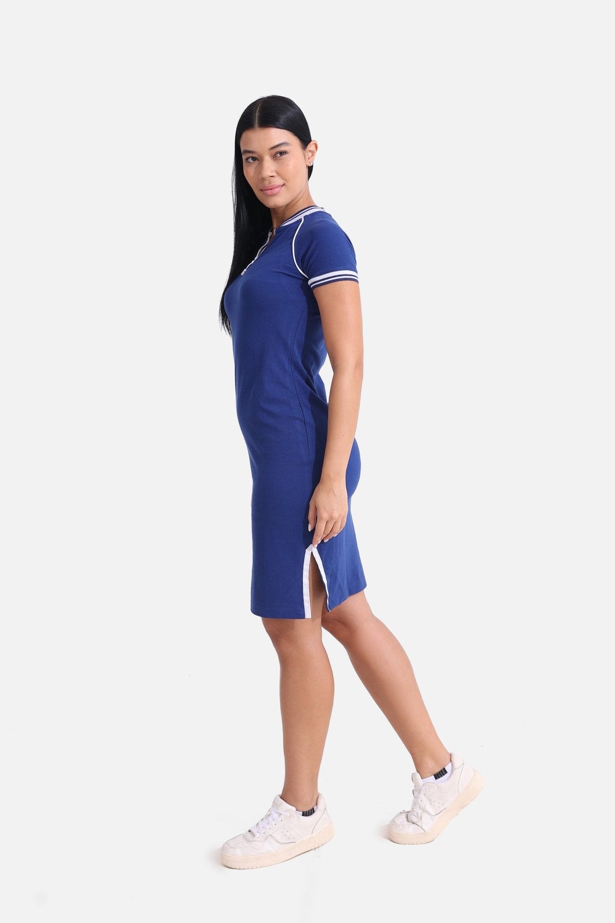Polo Dress Bellwether Blue – Sigma Fit