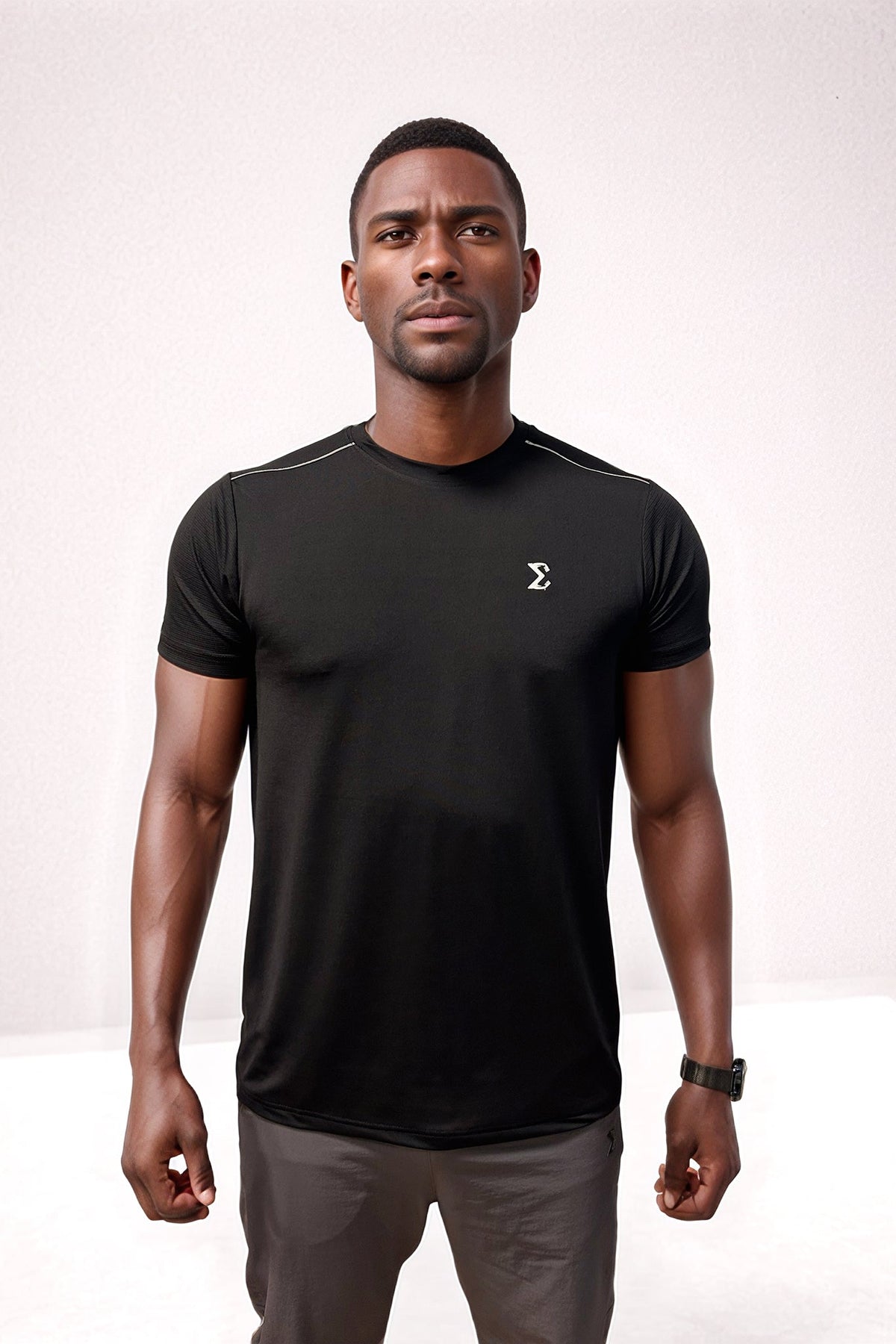 Racket Sports Tee Black – Sigma Fit