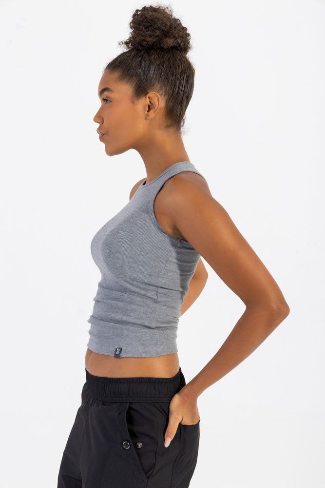 Daily Rib Tank Top Gray – Sigma Fit