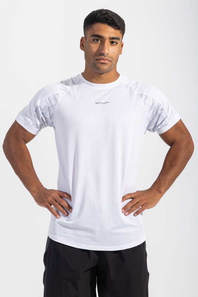 Dynamic Dri Tee White – Sigma Fit