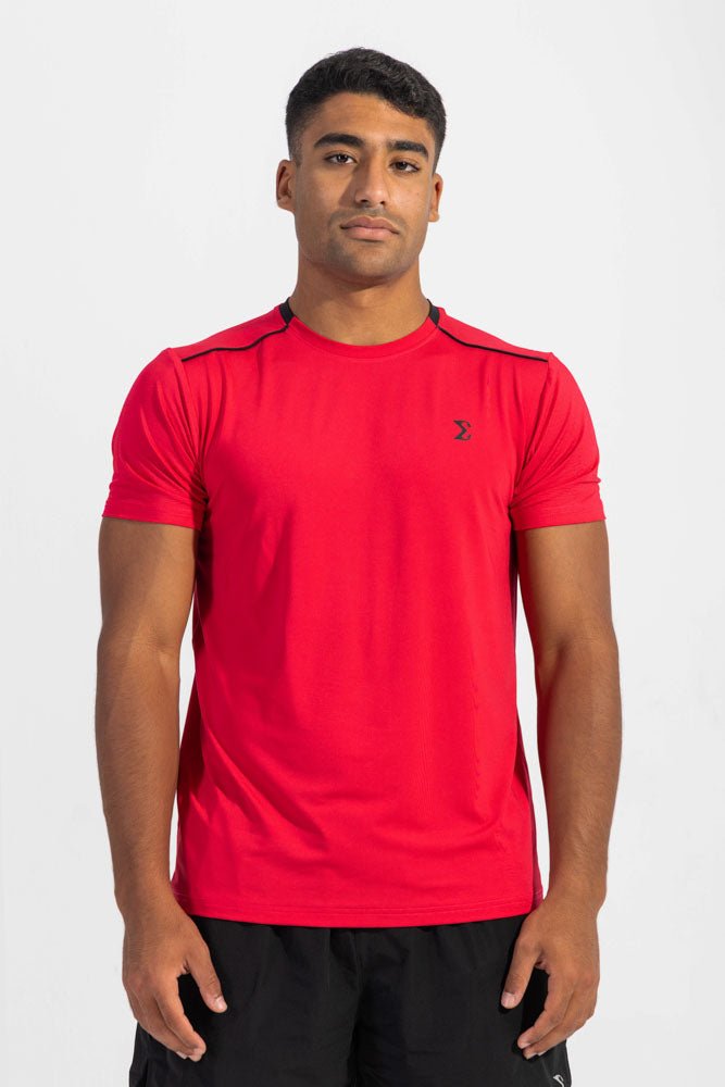 Racket Sports Tee Flame Scarlet – Sigma Fit