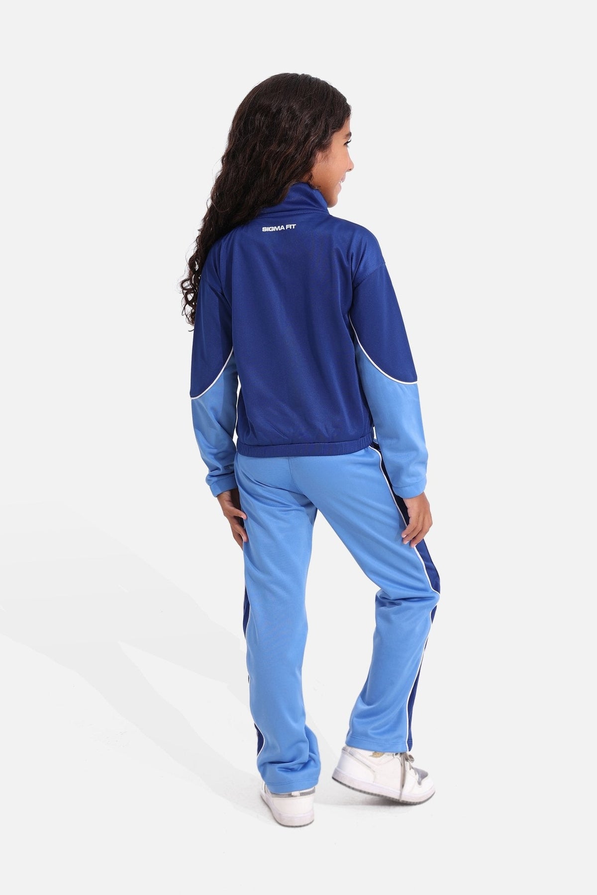 Girls Bellwether blue Tracksuit | Sigma Fit