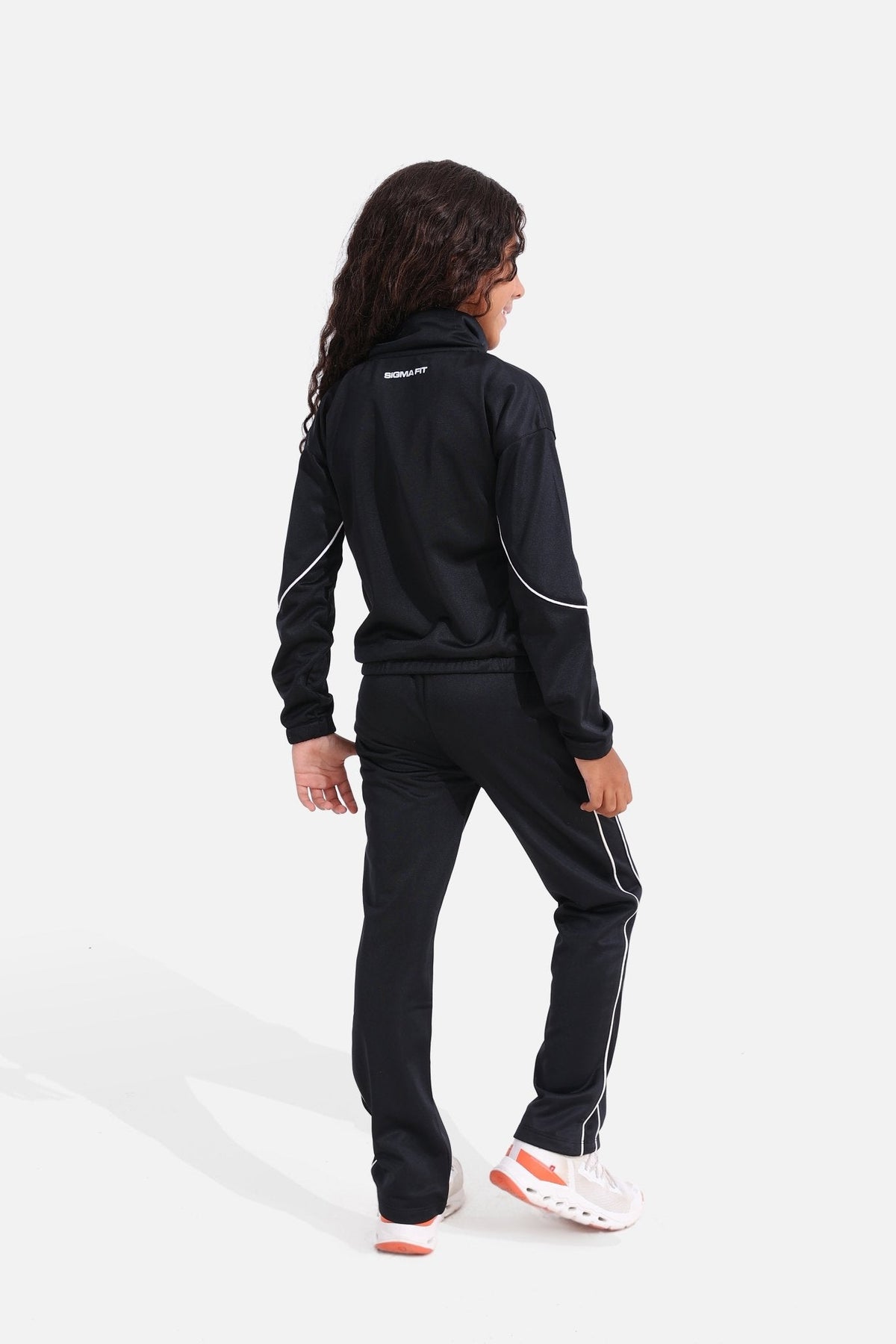 Girls Black Tracksuit | Sigma Fit