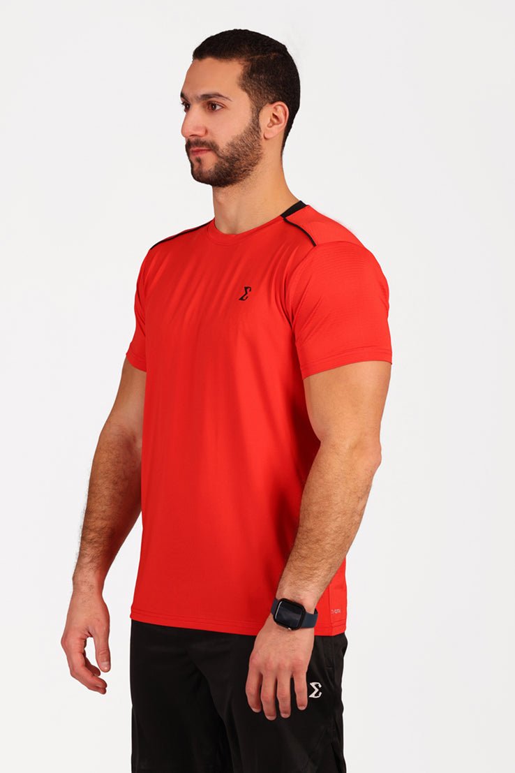 Racket Sports Tee Red – Sigma Fit