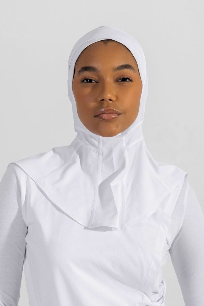White Comfy Hijab – Sigma Fit